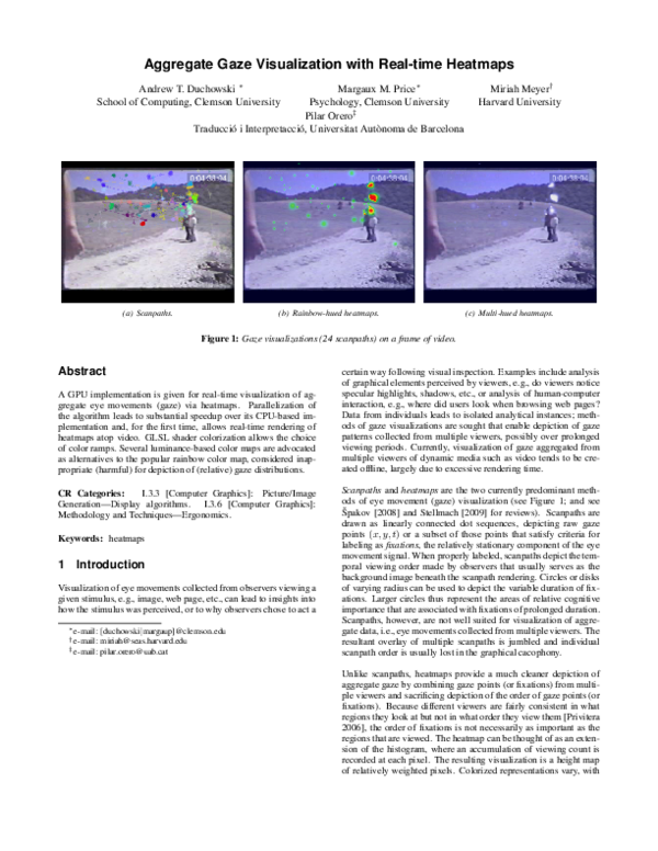 (PDF) Aggregate gaze visualization with real-time heatmaps