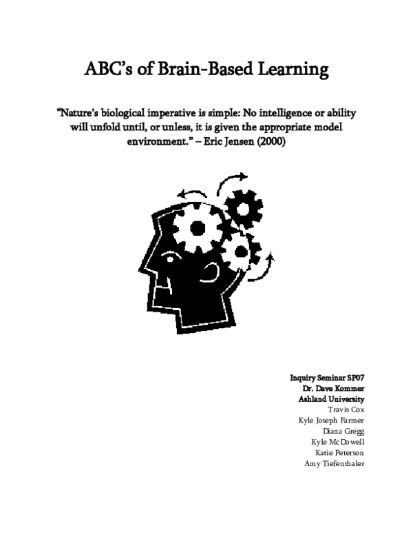 (PDF) ABC's of Brain-Based Learning