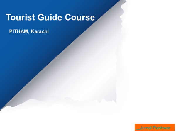 (PPT) Tourist Guide Course