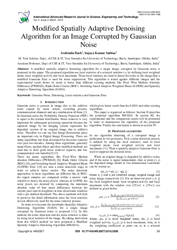 (PDF) IARJSET - Science, Engineering and Technology