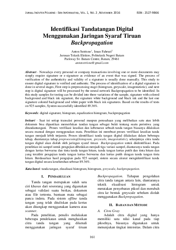(PDF) Identifikasi Tandatangan Digital Menggunakan Jaringan Syaraf Tiruan Backpropagation