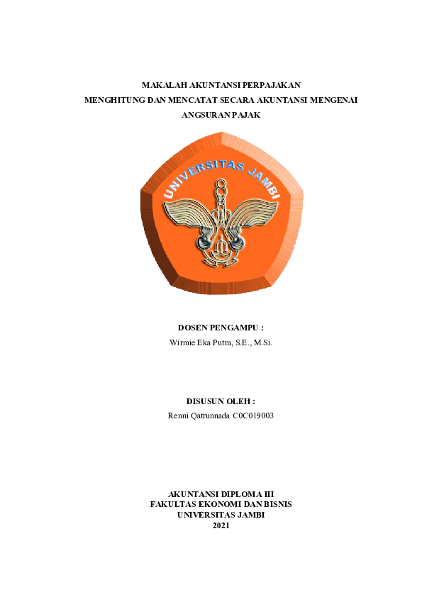 (PDF) MAKALAH AKUNTANSI PERPAJAKAN MENGHITUNG DAN MENCATAT SECARA ... (PDF) MAKALAH AKUNTANSI PERPAJAKAN MENGHITUNG DAN MENCATAT SECARA ...