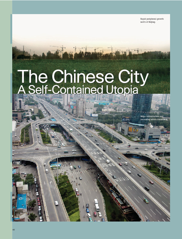 (PDF) The Chinese City: A Self-Contained Utopia