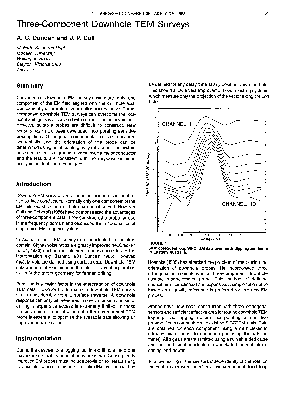 (PDF) Three-component downhole TEM surveys