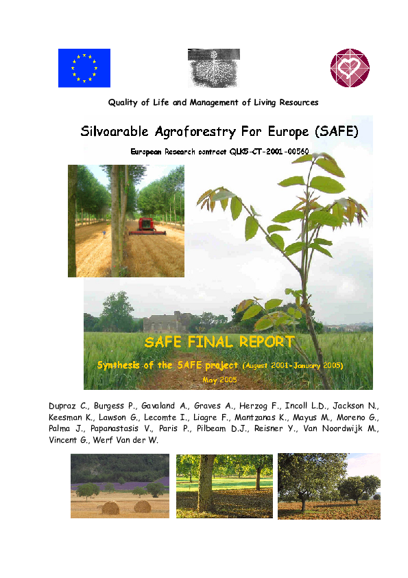 (PDF) Silvoarable Agroforestry for Europe
