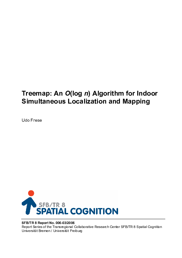 (PDF) Treemap: An O(log n) algorithm for indoor simultaneous localization and mapping | Udo ...