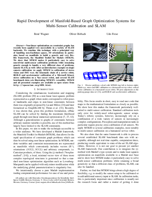 (PDF) Rapid development of manifold-based graph optimization systems for multi-sensor ...