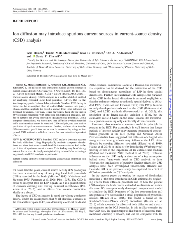 (PDF) Ion diffusion may introduce spurious current sources in Current ...