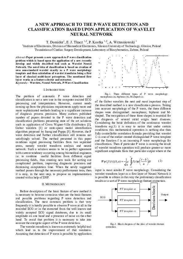 (PDF) A new approach to the P-wave detection and classification based upon application of ...