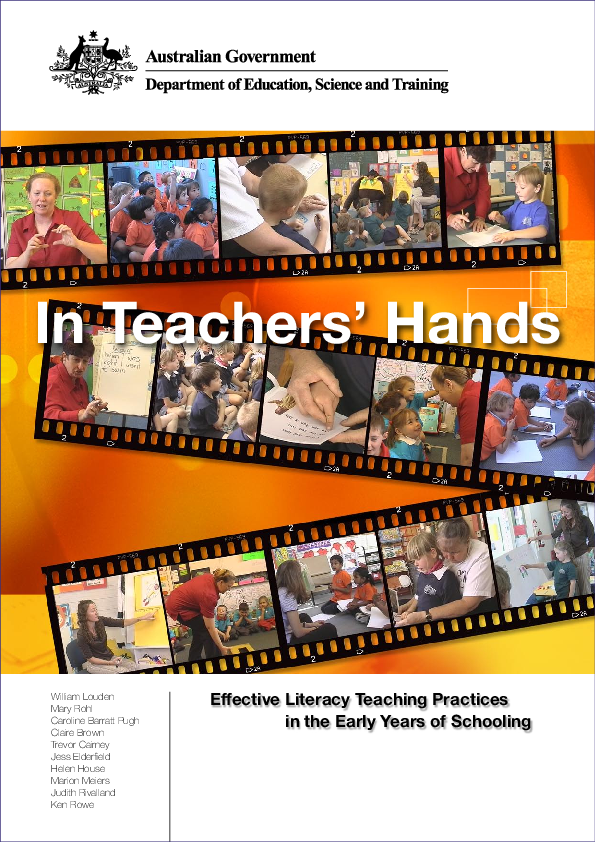 (PDF) In teachers' hands: Effective literacy teaching practices in the ...