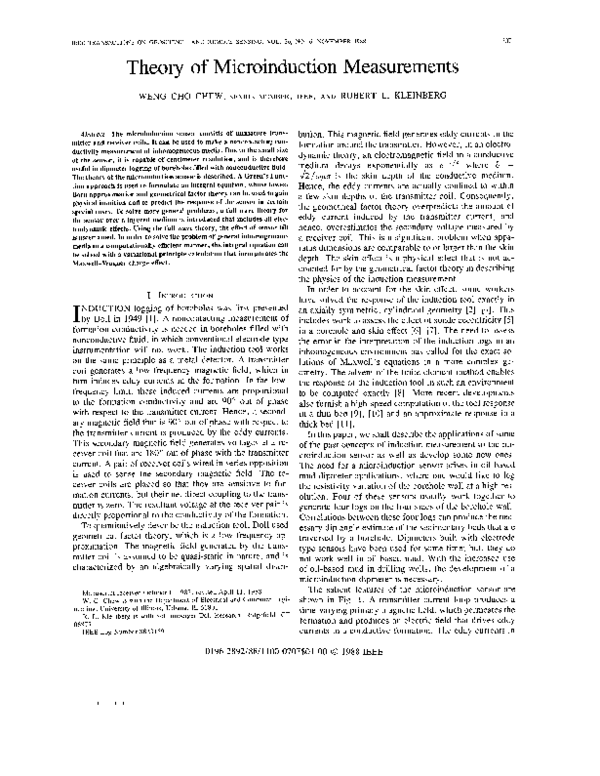 (PDF) Theory of microinduction measurements
