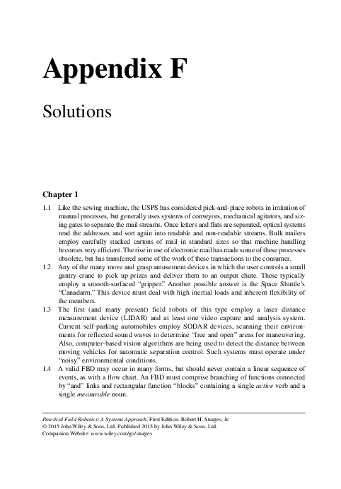 (PDF) Appendix F Solutions