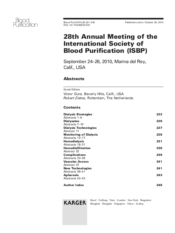 (PDF) 28th Annual Meeting of the International Society of Blood ...