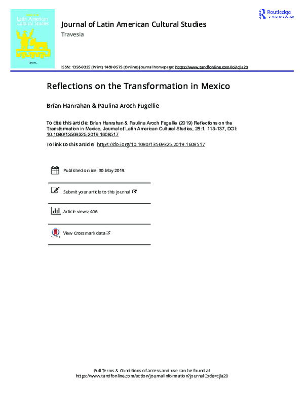(PDF) Reflections on the Transformation in Mexico