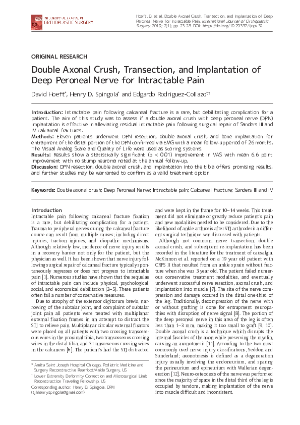 (PDF) Double Axonal Crush, Transection, and Implantation of Deep ...