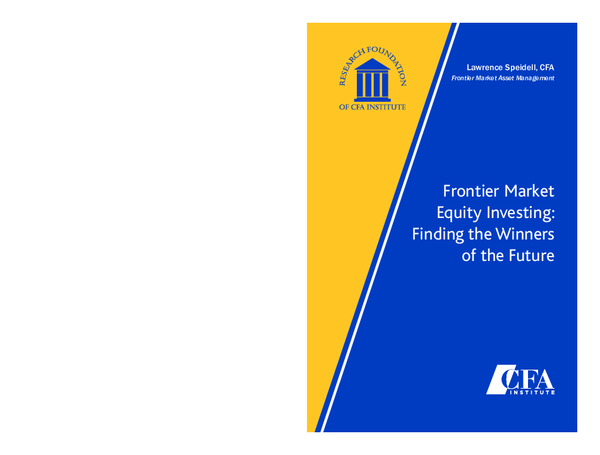 (PDF) Frontier Market Equity Investing: Finding the Winners of the ...