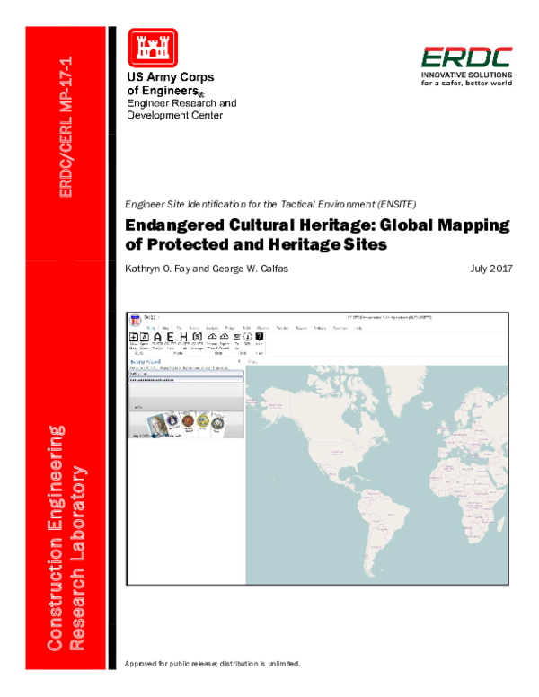 (PDF) Endangered cultural heritage : global mapping of protected and ...