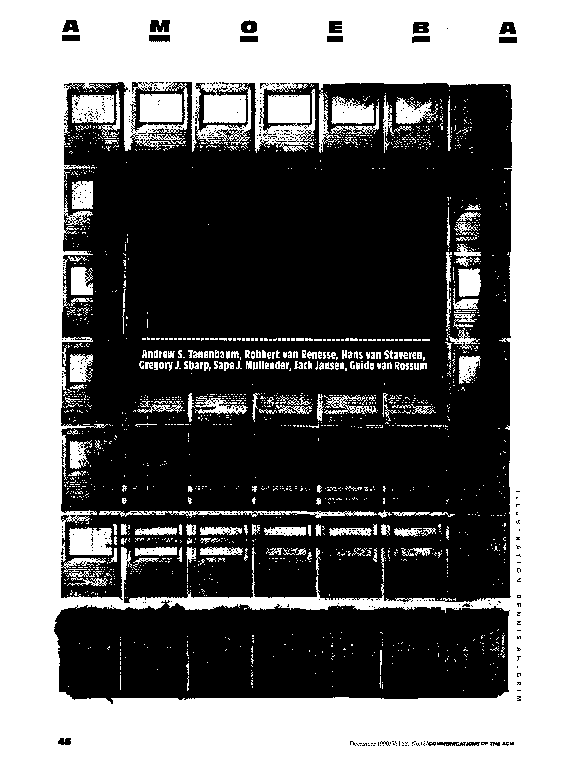 (PDF) Experiences with the Amoeba distributed operating system