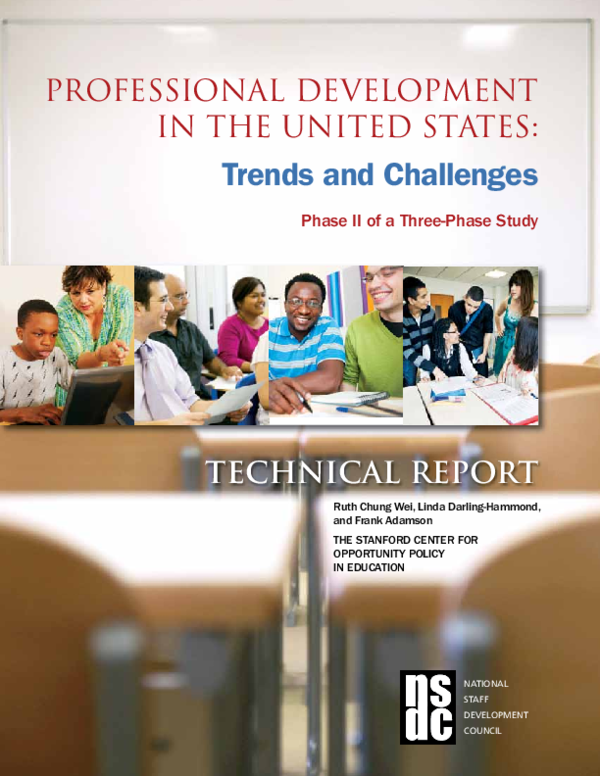 (PDF) Professional development in the United States: Trends and challenges