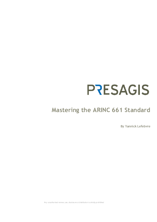 (PDF) Mastering the ARINC 661 Standard