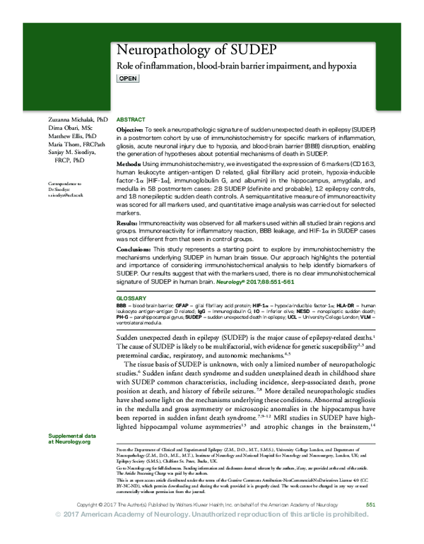 (PDF) Neuropathology of SUDEP | Dima Obari - Academia.edu