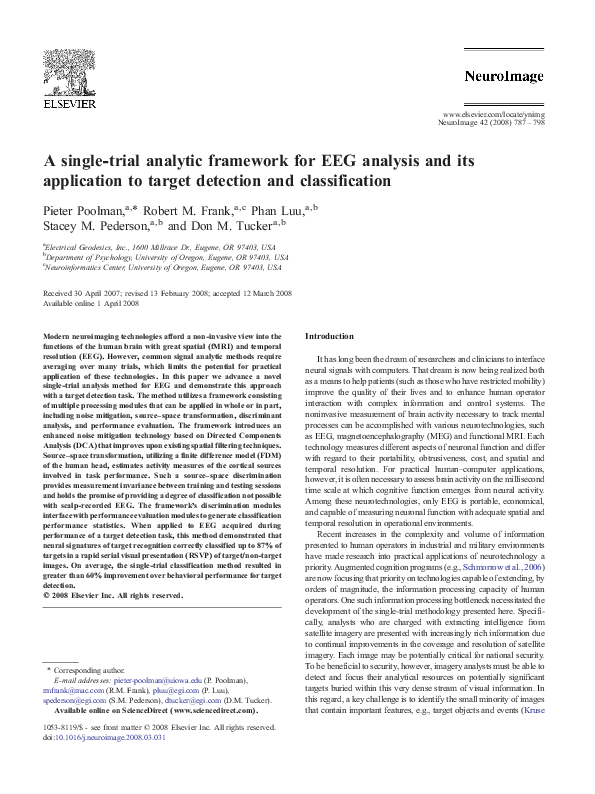 (PDF) A single-trial analytic framework for EEG analysis and its application to target detection ...