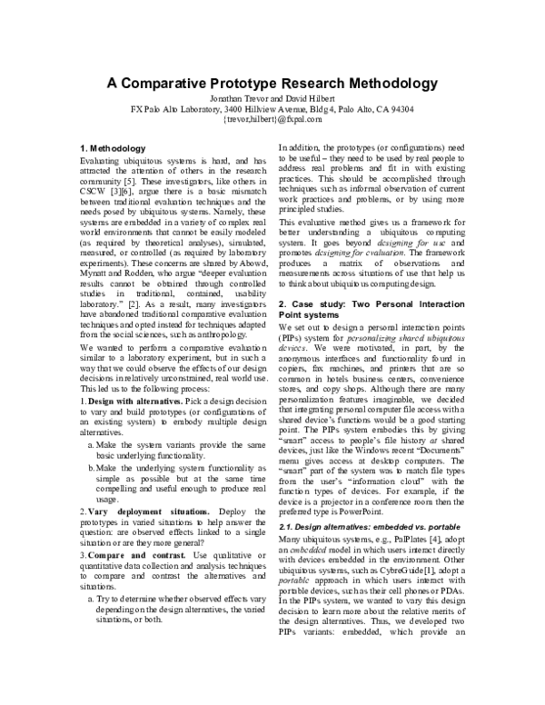 (PDF) A Comparative Prototype Research Methodology | Jonathan Trevor ...