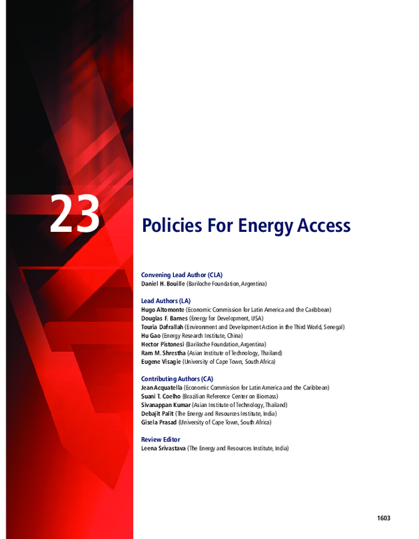 (PDF) Energy Access: Challenges and Key Issues