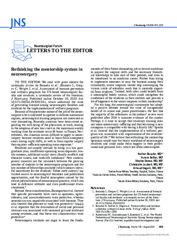 (PDF) Letter to the Editor. Academic and research interest groups in ...