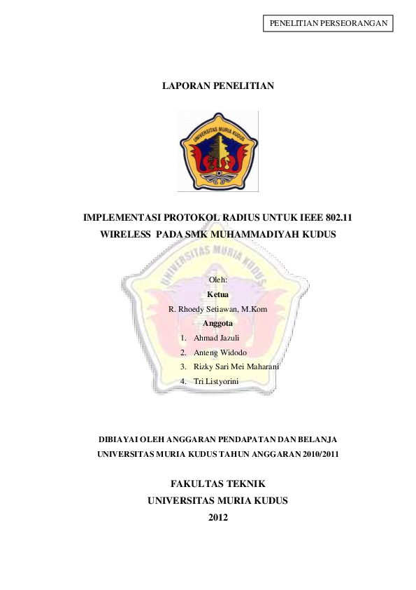 (PDF) Implementasi Protokol Radius untuk IEEE 802.11 Wireless pada SMK ...