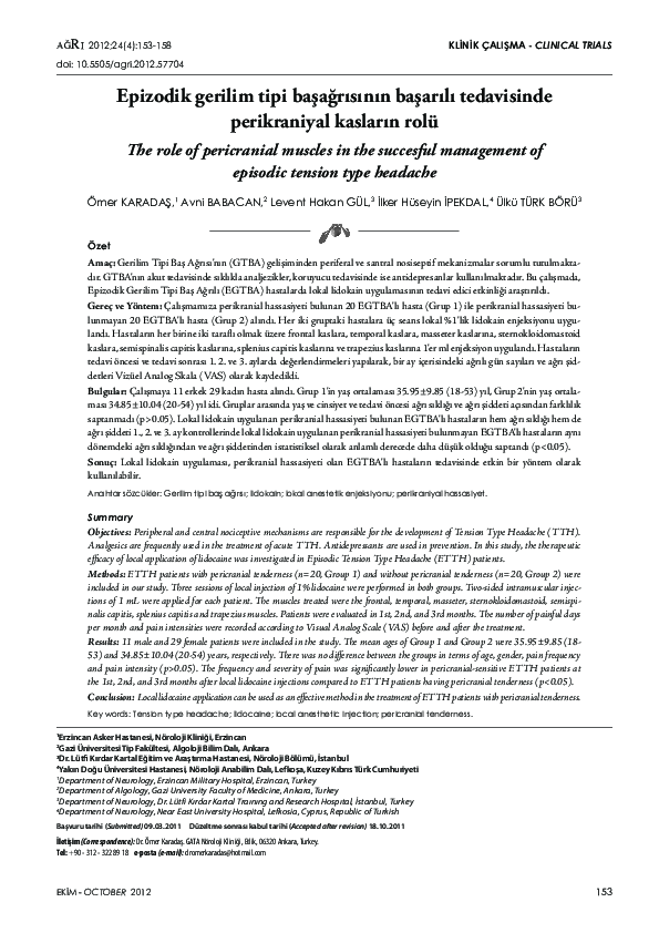 (PDF) The role of pericranial muscles in the succesful management of ...