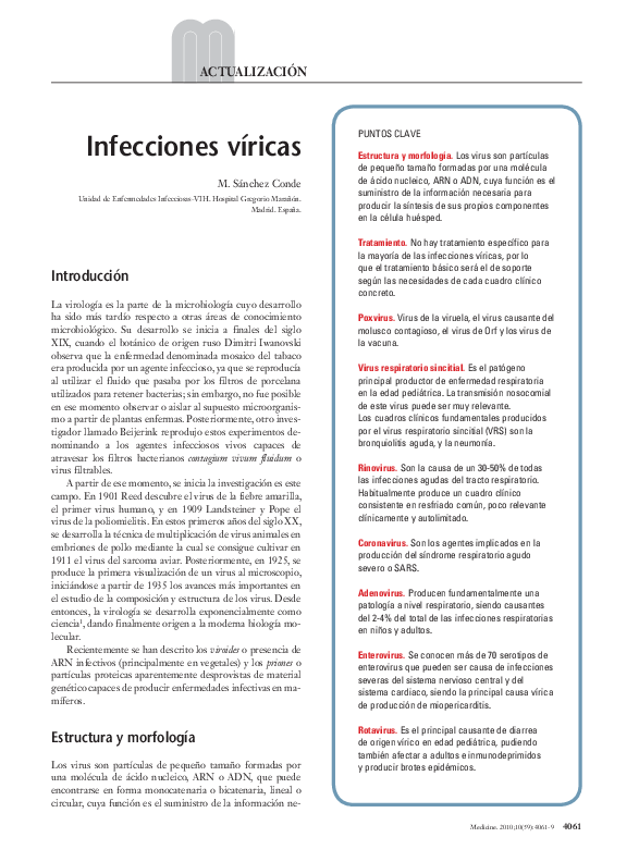 (PDF) Infecciones víricas