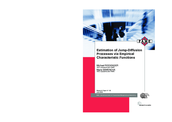 (PDF) Estimation of Jump-Diffusion Process vis Empirical Characteristic ...