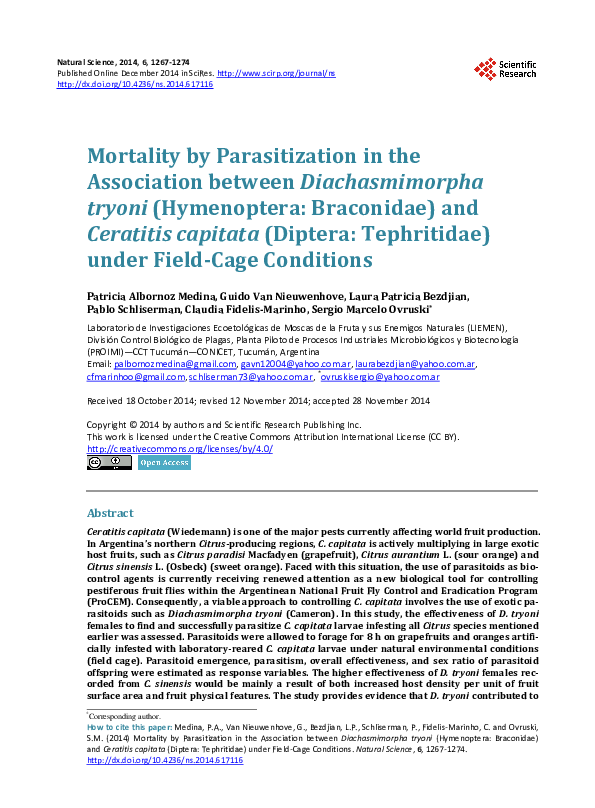 (PDF) Mortality by parasitization in the association between the egg ...