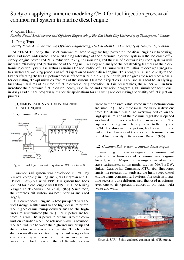 (PDF) COMMON RAIL SYSTEM IN MARINE DIESEL ENGINE