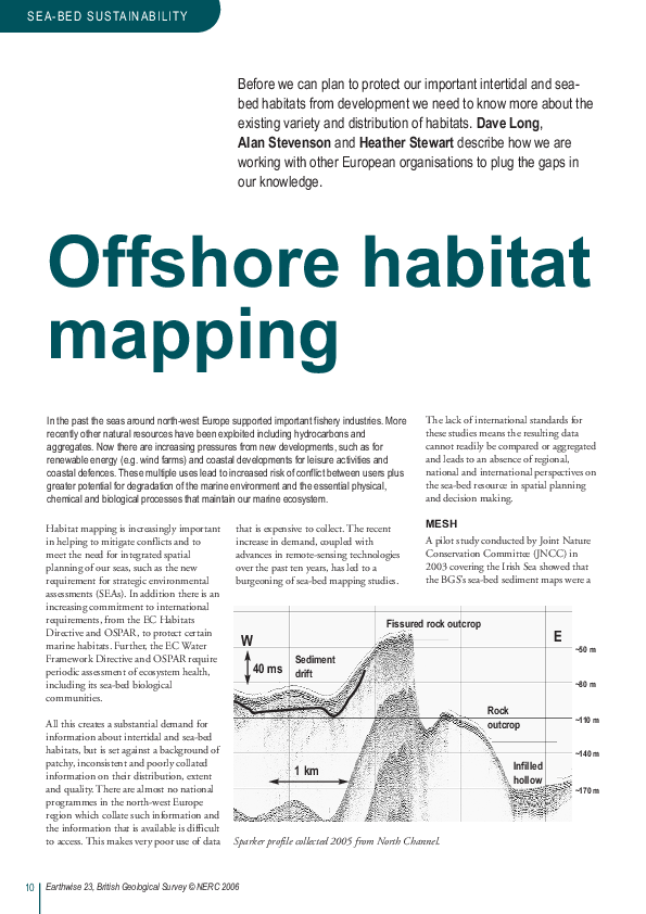 (PDF) Offshore habitat mapping