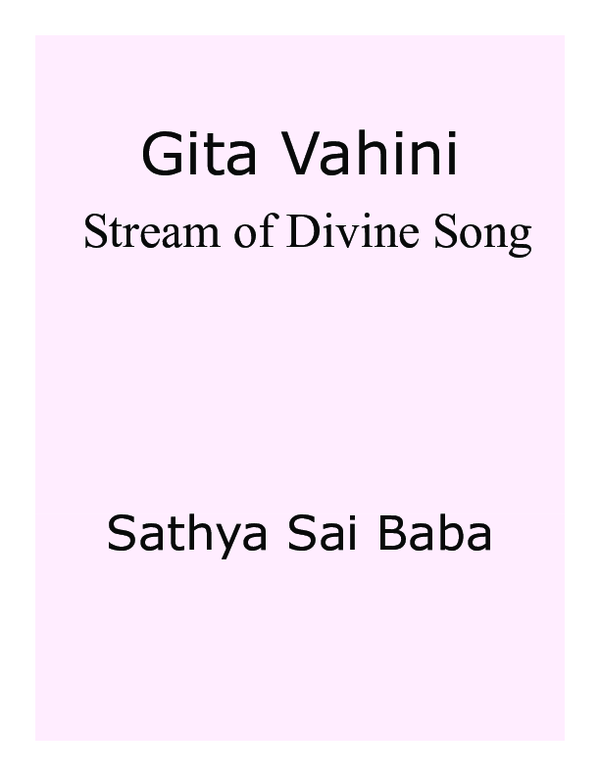(PDF) GEETHA VAHINI (The Divine Gospel