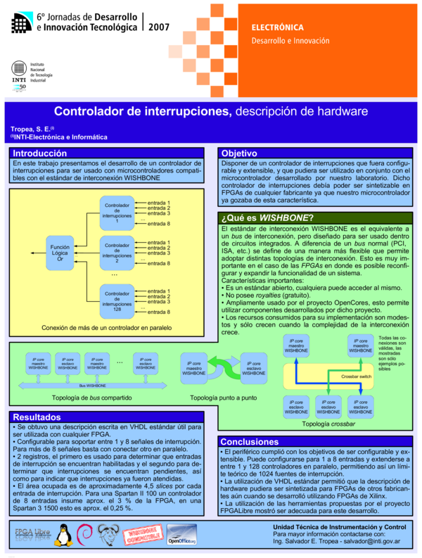 (PDF) Controlador de interrupciones, descripción de hardware