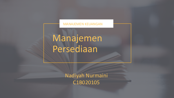 (PPT) PPT MANAJEMEN PERSEDIAAN