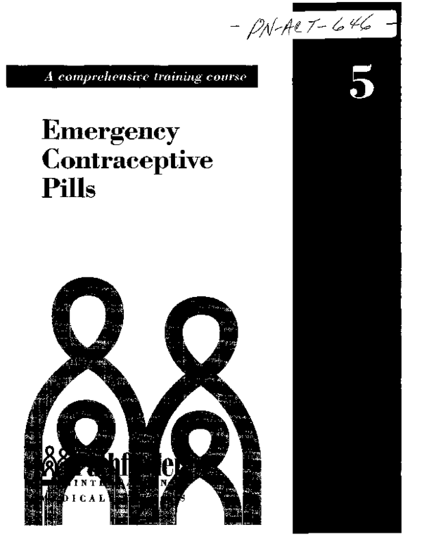 (PDF) Module 5: Emergency Contraceptive Pills