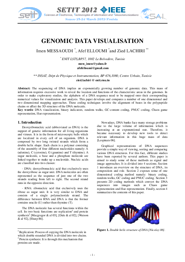 (PDF) Genomic Data Visualization