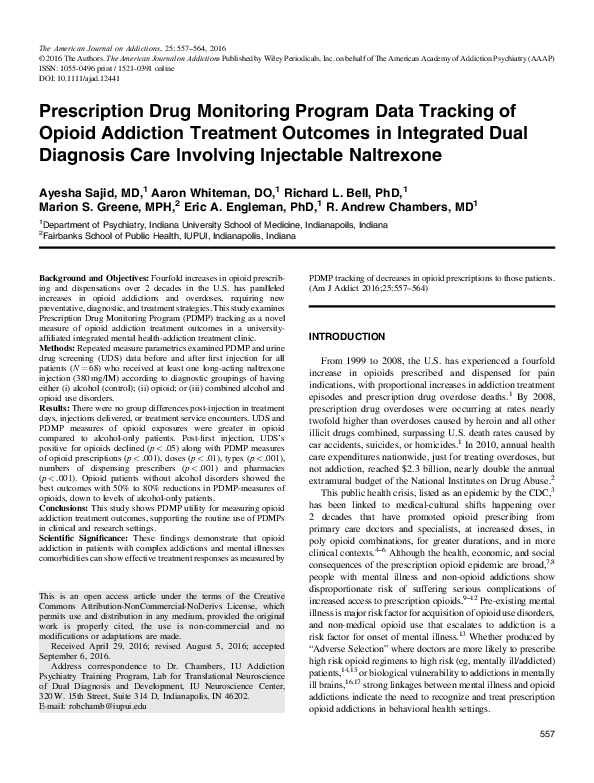 (PDF) Prescription drug monitoring program data tracking of opioid ...