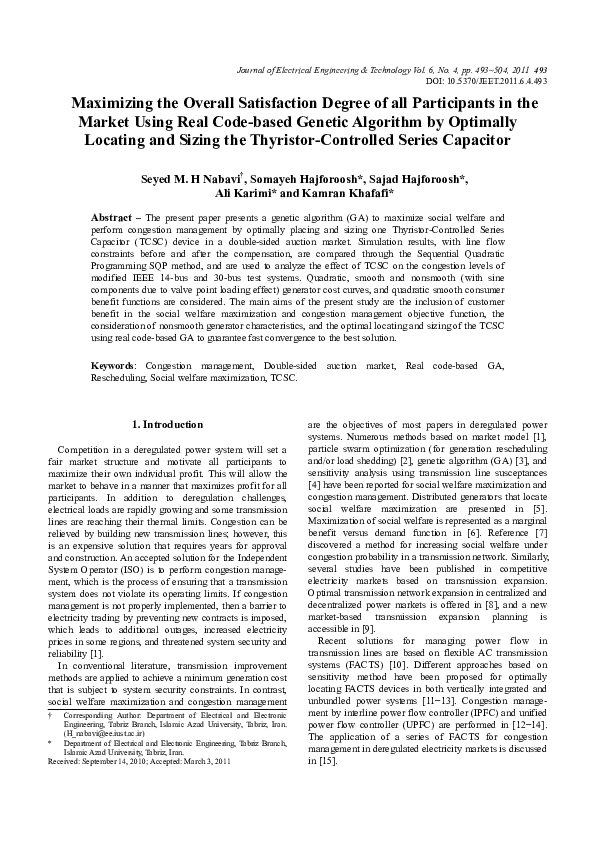 (PDF) Maximizing the Overall Satisfaction Degree of all Participants in ...