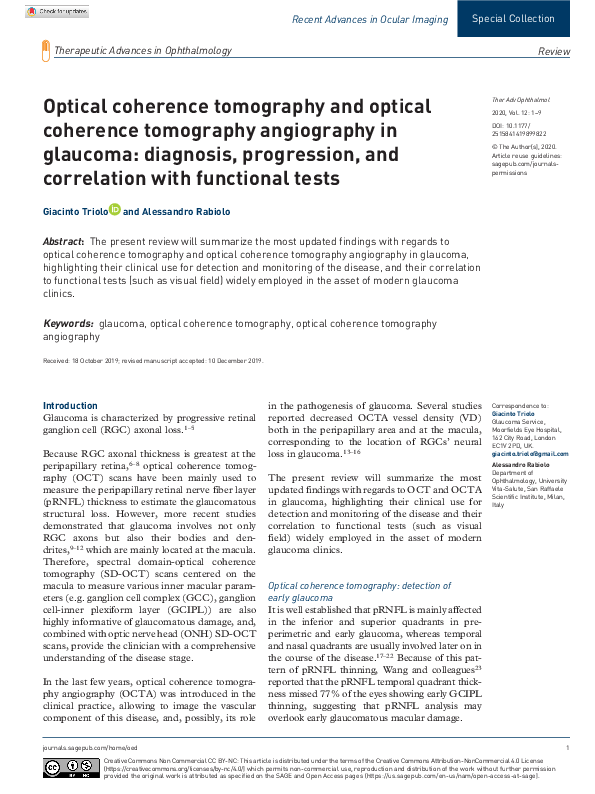 (PDF) Optical coherence tomography and optical coherence domain ...