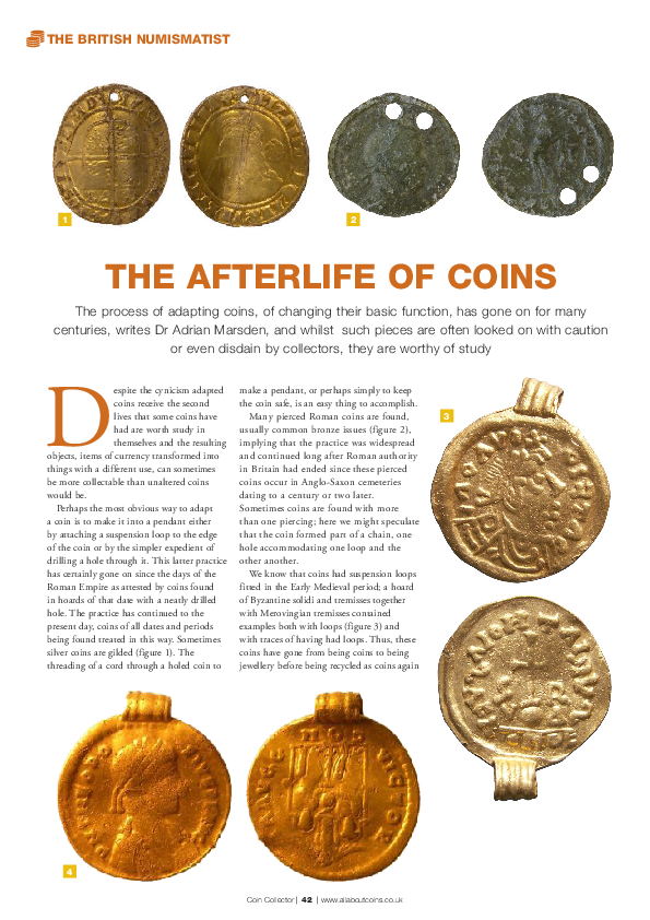 (PDF) THE AFTERLIFE OF COINS