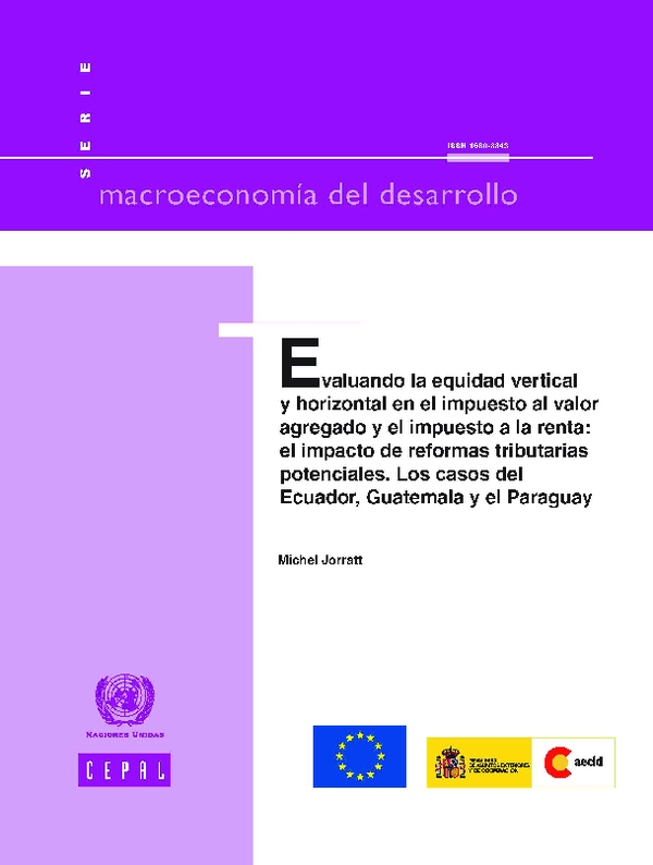 (PDF) Evaluando la equidad vertical y horizontal en el impuesto al ...