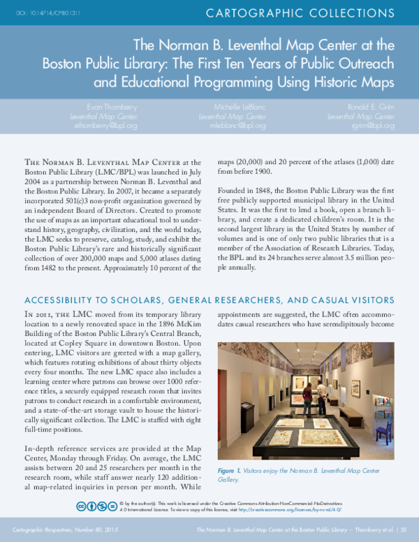 (PDF) The Norman B. Leventhal Map Center at the Boston Public Library ...