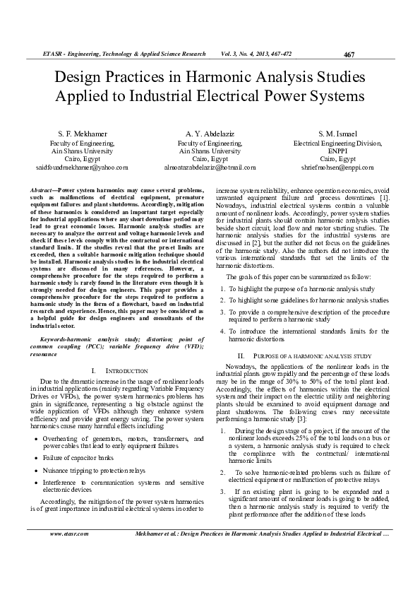 PDF Design Practices In Harmonic Analysis Studies Applied To Industrial Electrical Power pdf-design-practices-in-harmonic-analysis-studies-applied-to-industrial-electrical-power