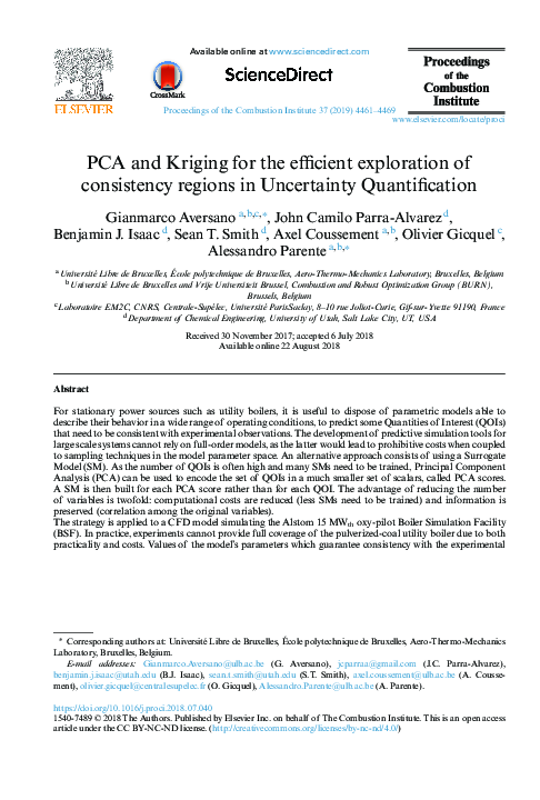 (PDF) PCA and Kriging for the efficient exploration of consistency ...