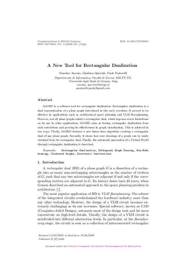 (PDF) A New Tool for Rectangular Dualization